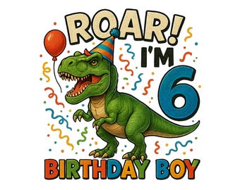 Birthday T-rex Dinosaur Clip Art Png File, Digital Download Print,kids ...
