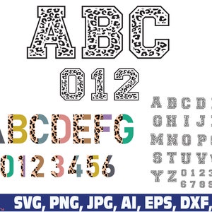 Half Leopard Font Svg, Leopard Cheetah Half Print Font Letters Alphabet ...