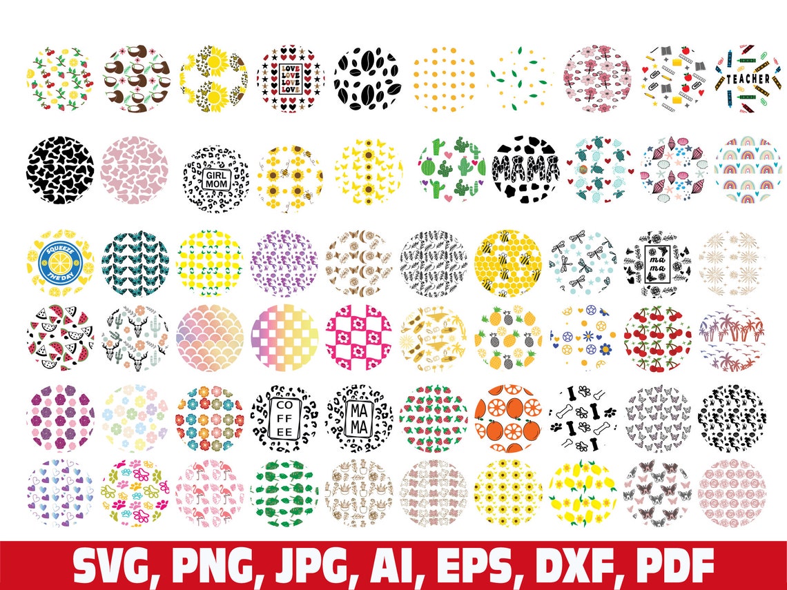 Keychain Svg Bundle, Keychain Pattern SVG, Key Ring Pattern, Key Ring ...