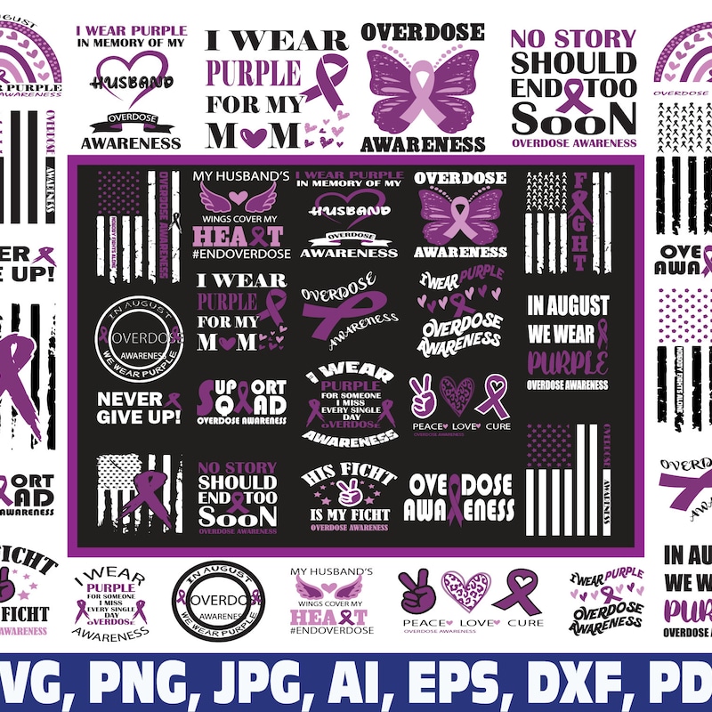 Overdose Awareness Ribbon - Etsy