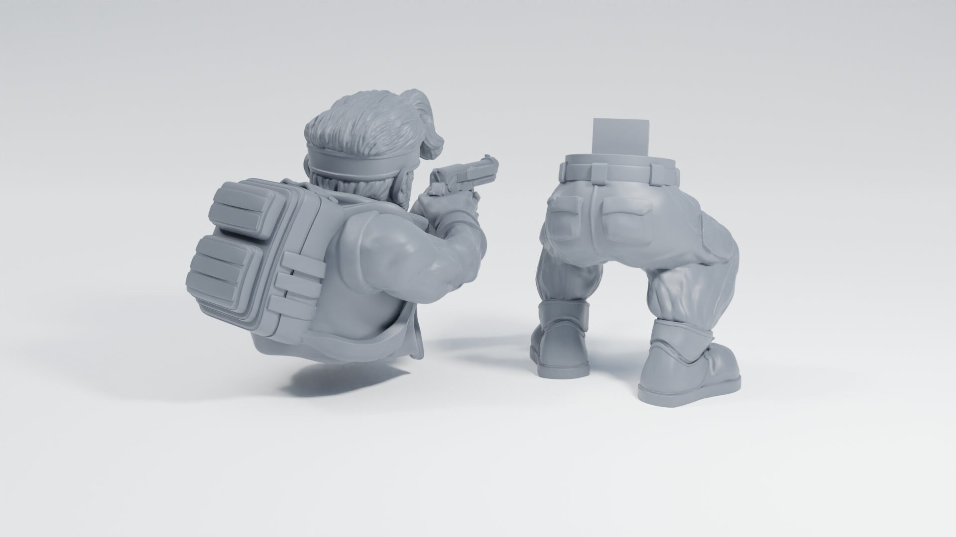 Metal Slug Marco Rossi Mini 3D Print High Quality STL File - Etsy