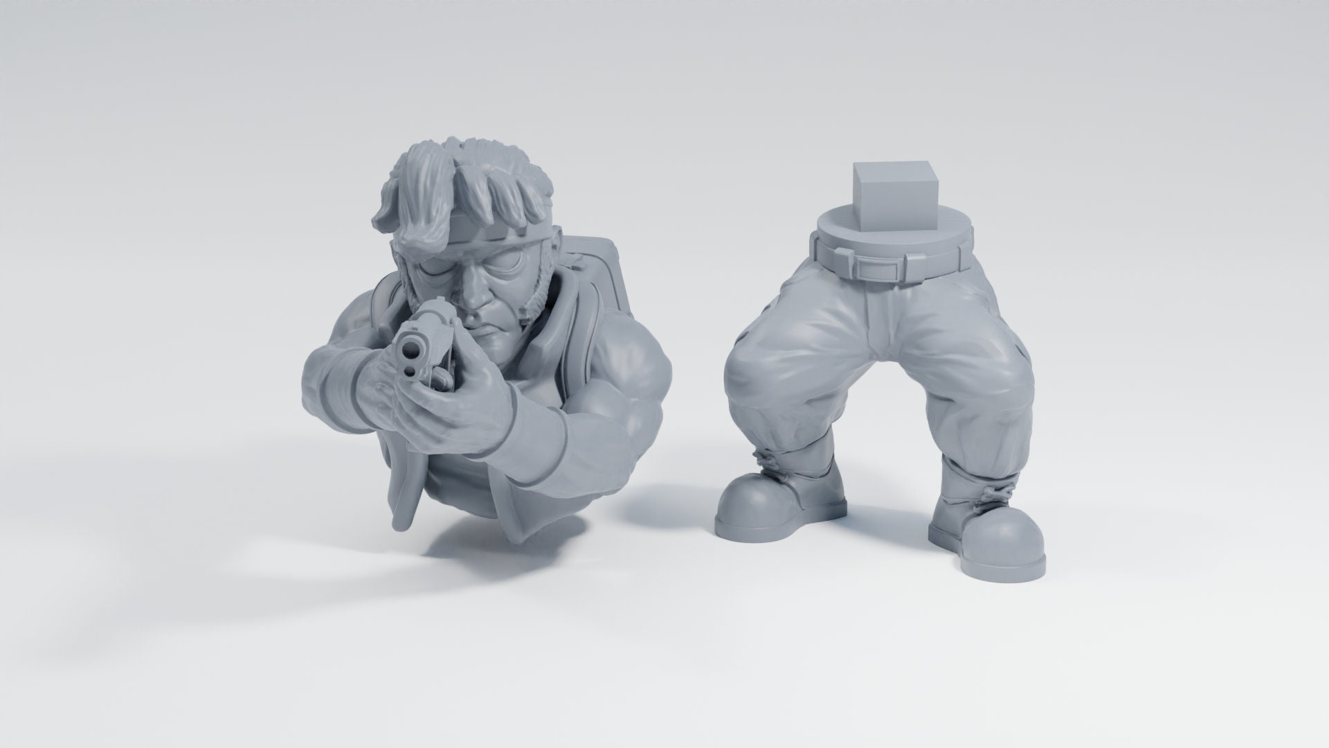 Metal Slug Marco Rossi Mini 3D Print High Quality STL File - Etsy