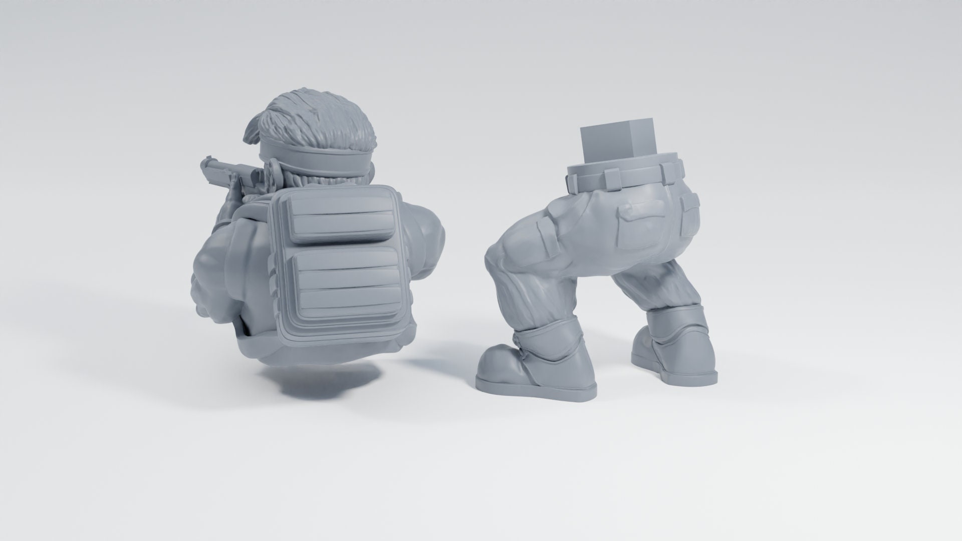 Metal Slug Marco Rossi Mini 3D Print High Quality STL File - Etsy