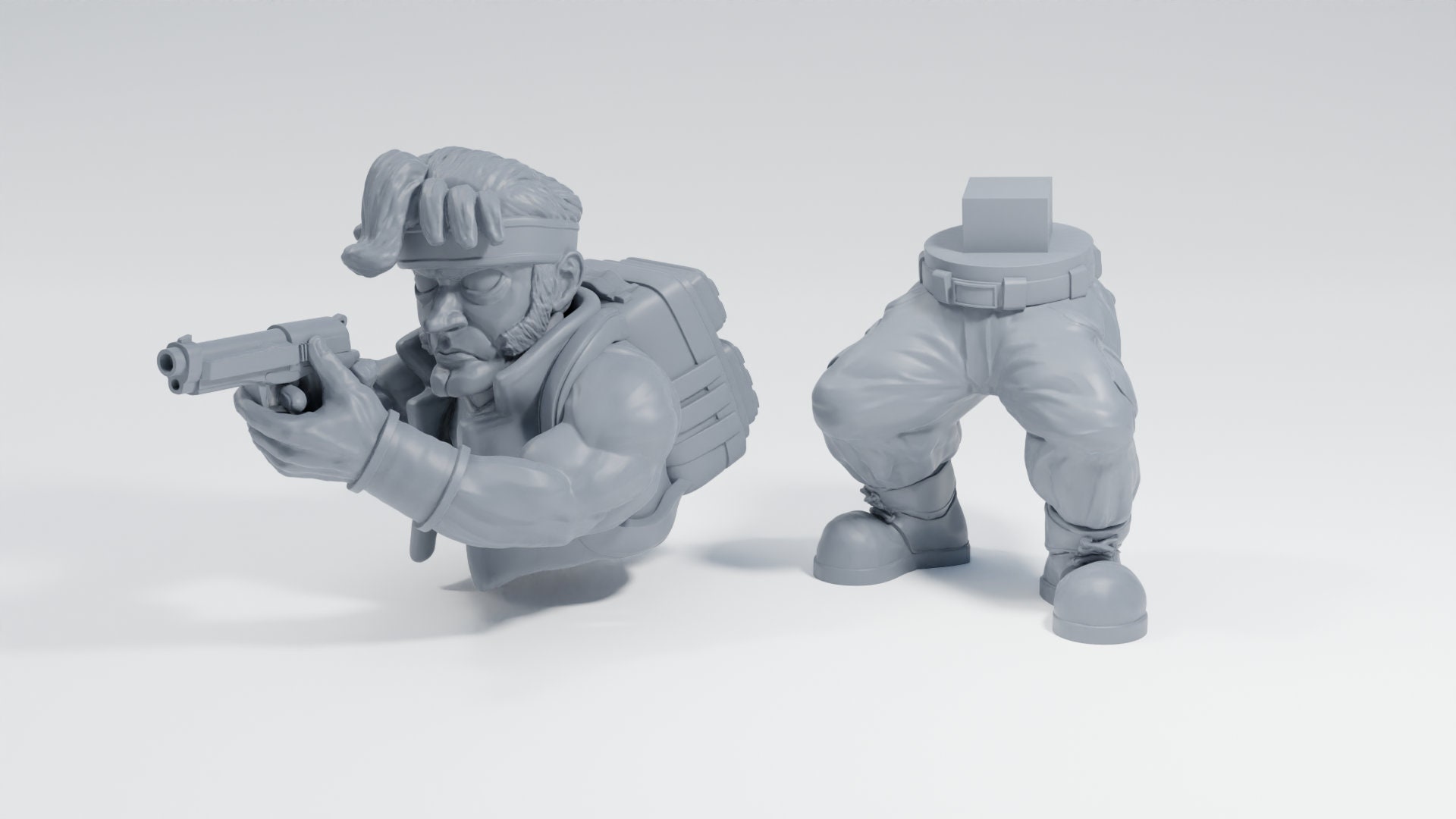 Metal Slug Marco Rossi Mini 3D Print High Quality STL File - Etsy