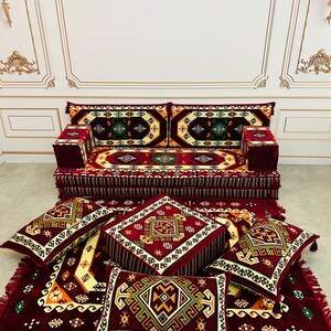 8" Thick Anatolian Breeze Arabic Sofa Set,arabic Majlis,sectional Sofa ...
