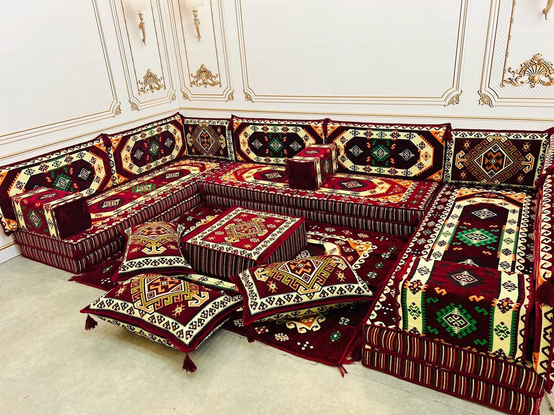 Arabic Sofa 8 Inch Anatolian Breeze U Shaped,arabic Majlis,arabis Sofa ...