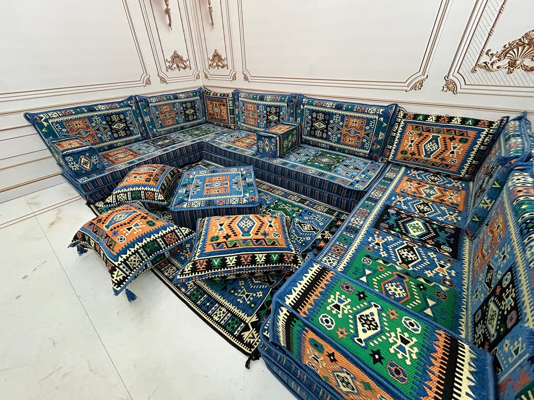 Arabic Sofa 8 Inch U Shaped Arabic Floor Seating,arabic Floor Sofa Set ...