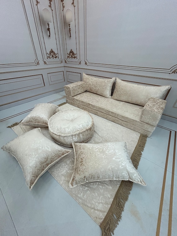 Luxury Handcrafted Stylish Modern Living Room Velvet Floor Sofa Pillows boho Floor Couch Luxury Arabic Sofa Set Custom Made Sofa Etsy