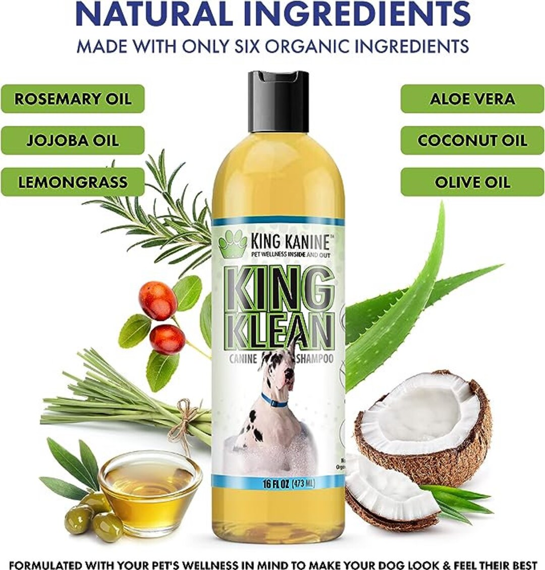 KING KLEAN™ Natural Dog & Cat Shampoo - Etsy