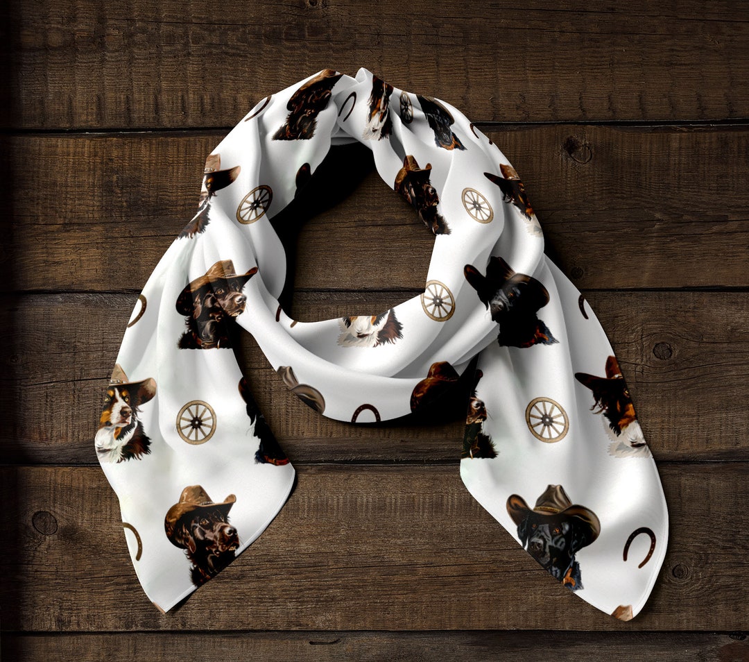 Wild Rag Dogs, Cowboy Wild Rag, Bandana, Neck Scarf, Ranch Rag - Etsy