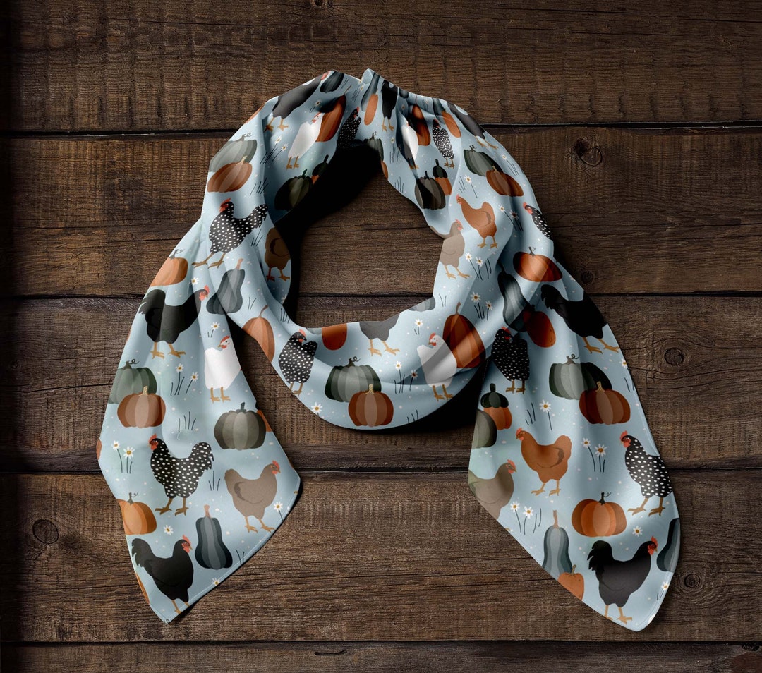 Wild Rag Chickens, Cowboy Wild Rag, Bandana, Neck Scarf, Ranch Rag ...