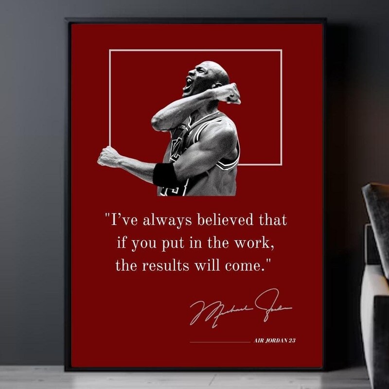 Michael Jordan Quote - Etsy