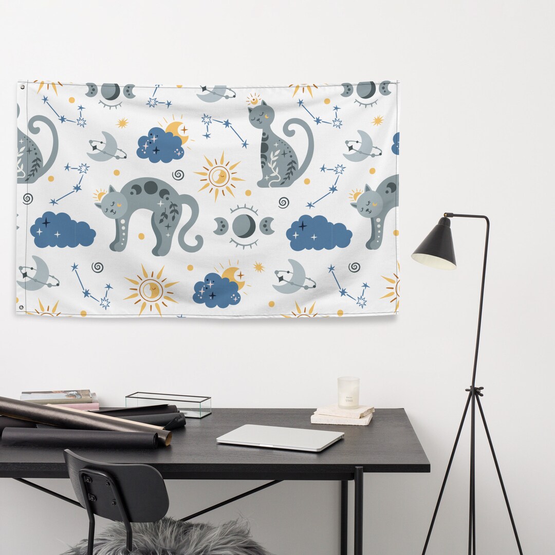 Celestial Enthusiast Flag, Stellar Banner, Astronomy Lover Home Flag ...