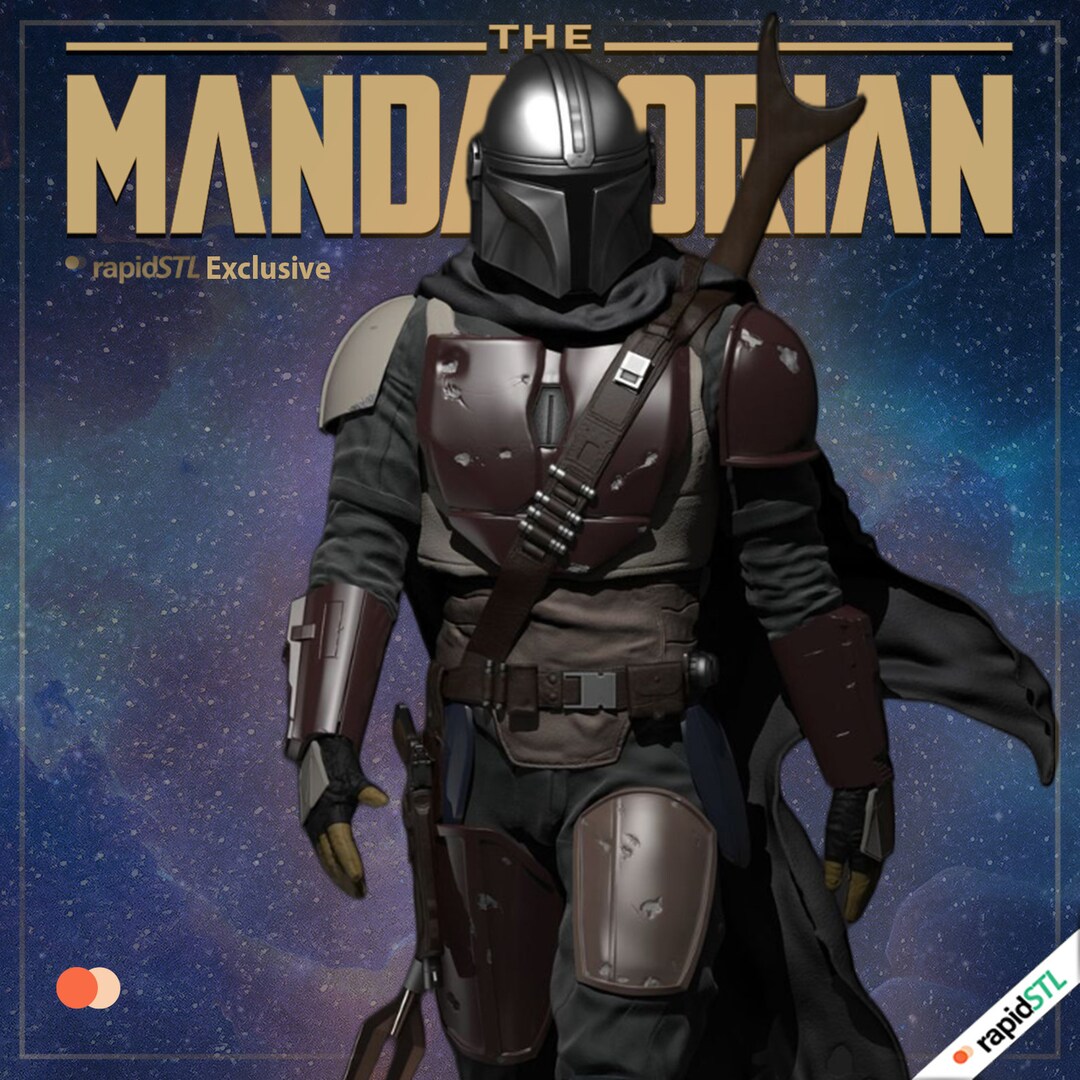 Mandalorian Exclusive Figure | HQ Model STL Download Code for 3D ...
