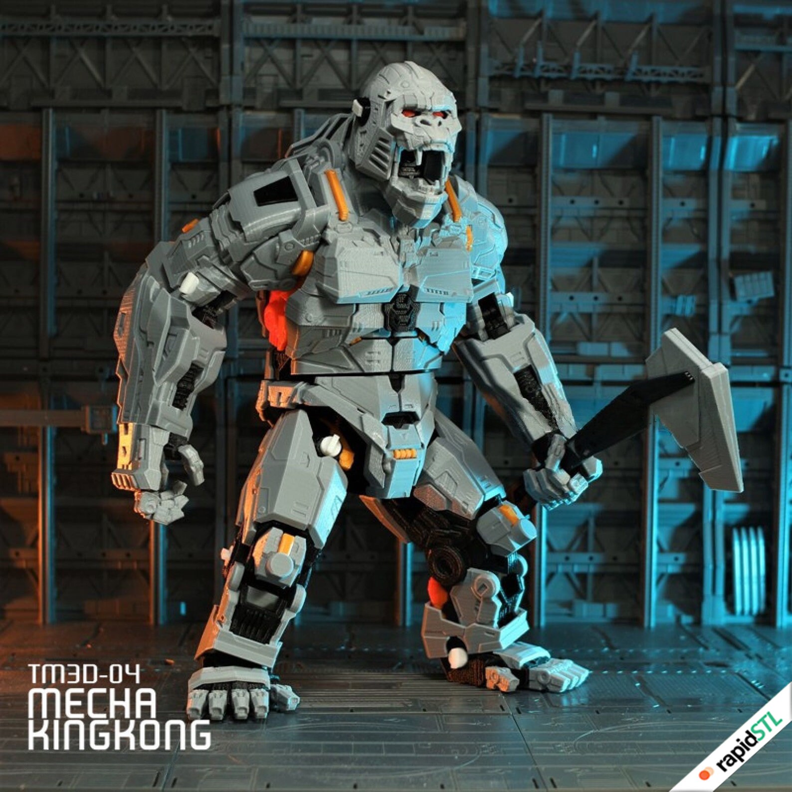 Mecha Kong Vs Mecha Godzilla 2in1 HQ Model STL for 3D Printing ...