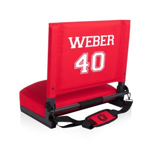 Custom Padded Stadium Seat, Cushioned Bleacher Seat Personalized With ...