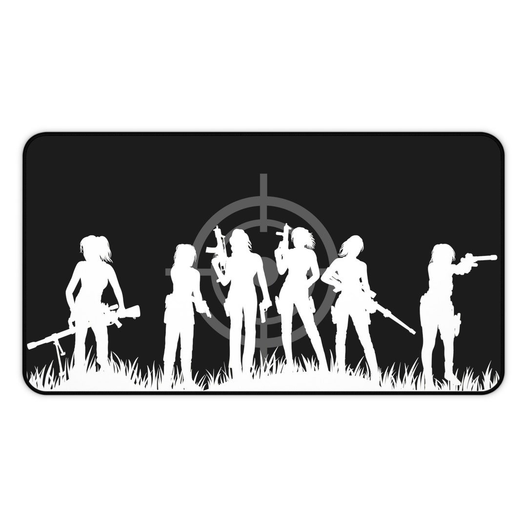The Squad Girls Desk Mat Shooting Range Mat and Cleaning - Etsy