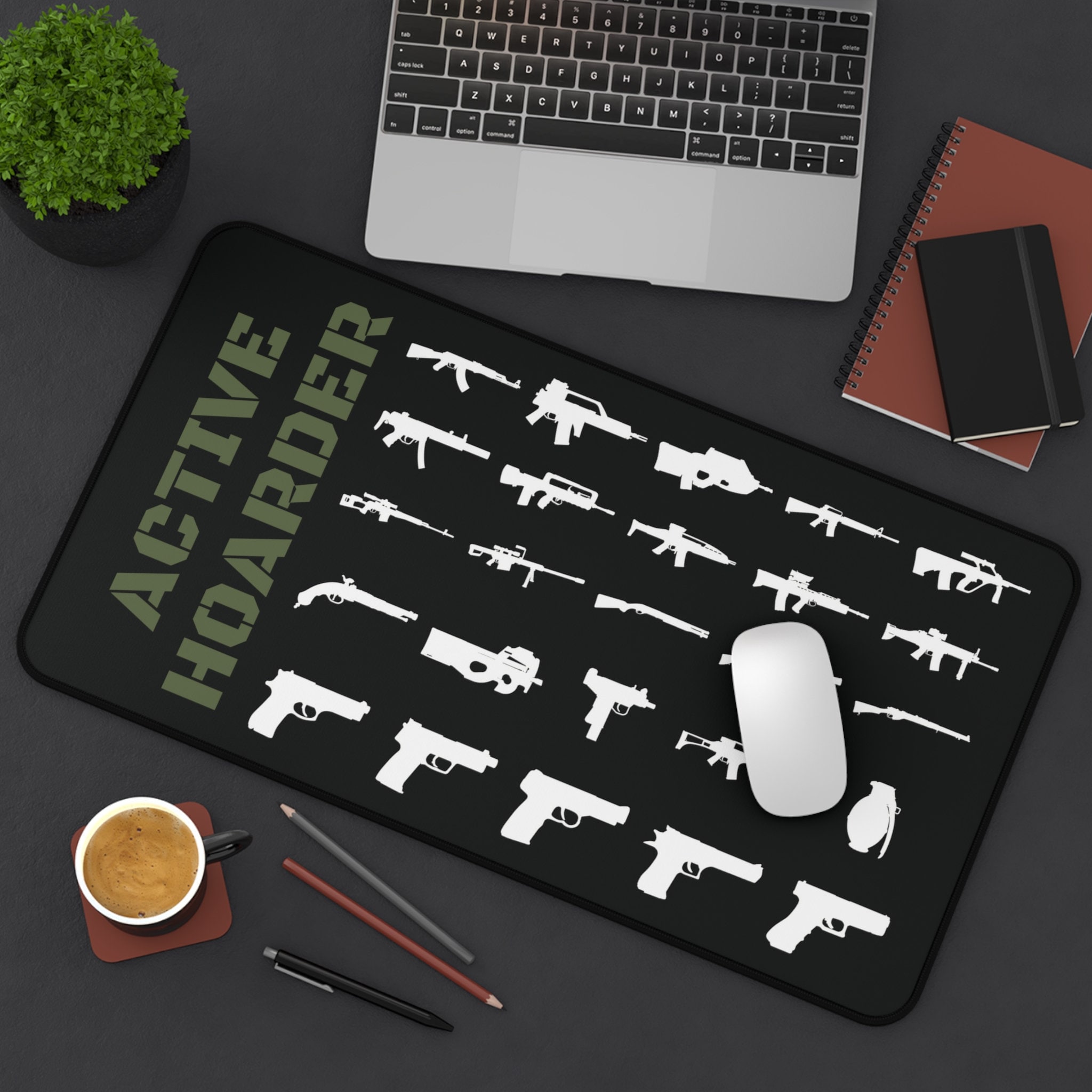 Active Hoarder Desk Mat Shooting Range Mat and Cleaning Mat - Etsy