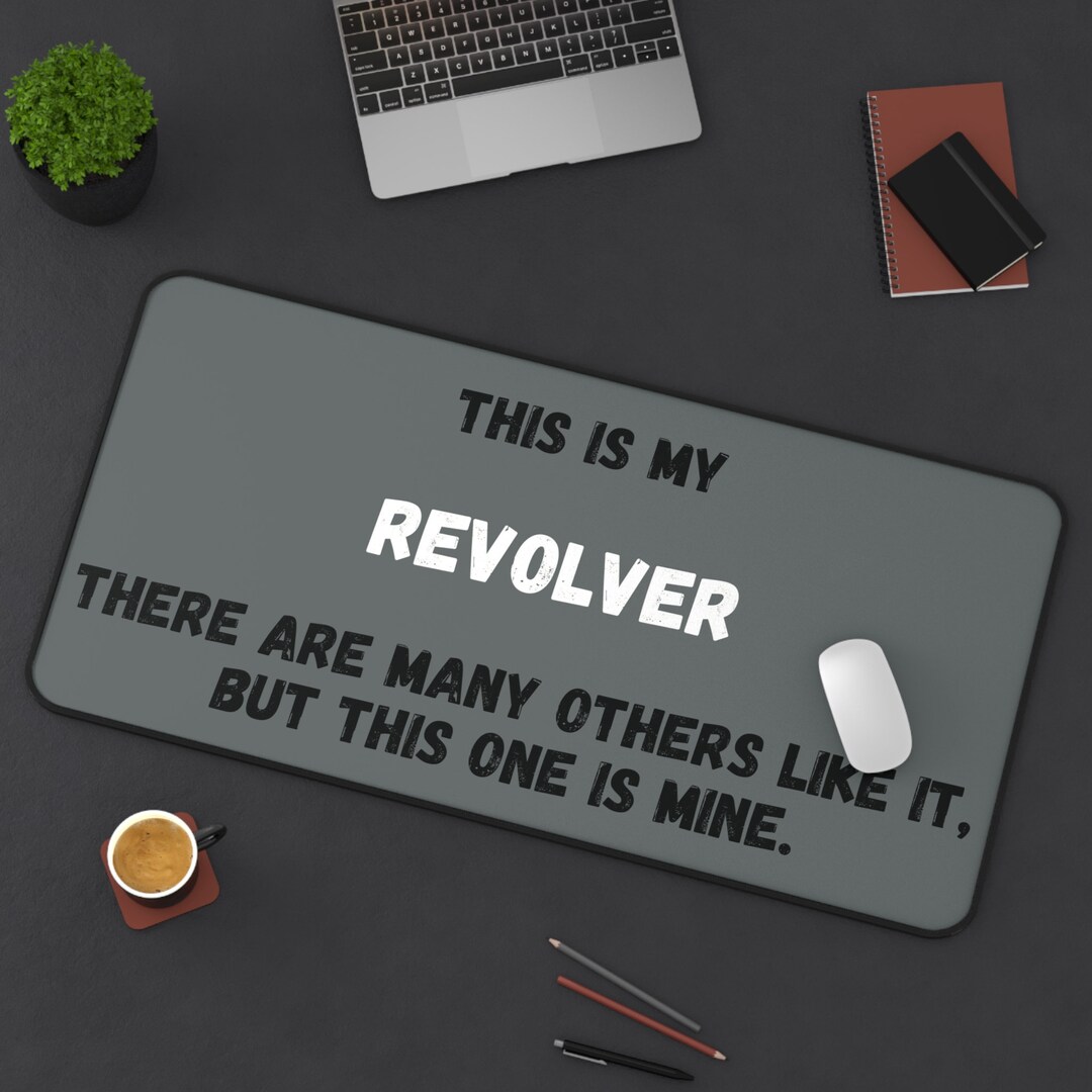 This is My REVOLVER Desk Mat, Shooting Range Mat and Cleaning Mat - Etsy