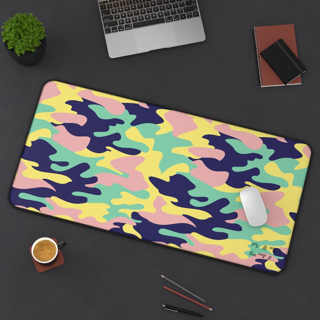 Camo Aqua Miami HD Tactical 24/7 - Desk Mat, Shooting Range Mat and ...