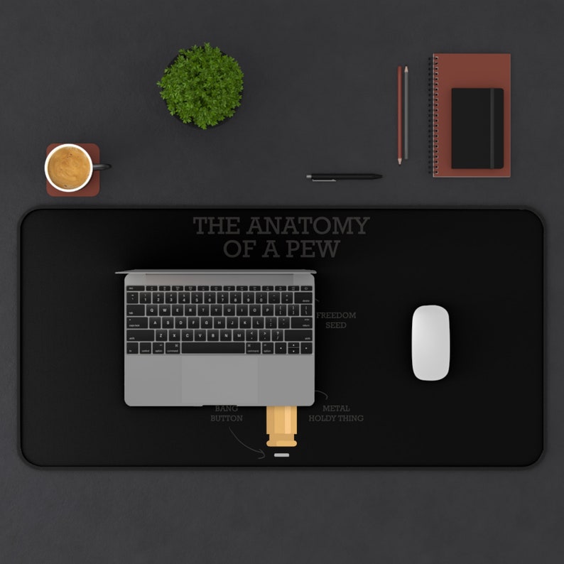 Anatomy of a PEW - Desk Mat, Shooting Range Mat and Cleaning Mat - Etsy