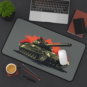 Military Tank - Desk Mat, Shooting Range Mat and Cleaning Mat - Etsy