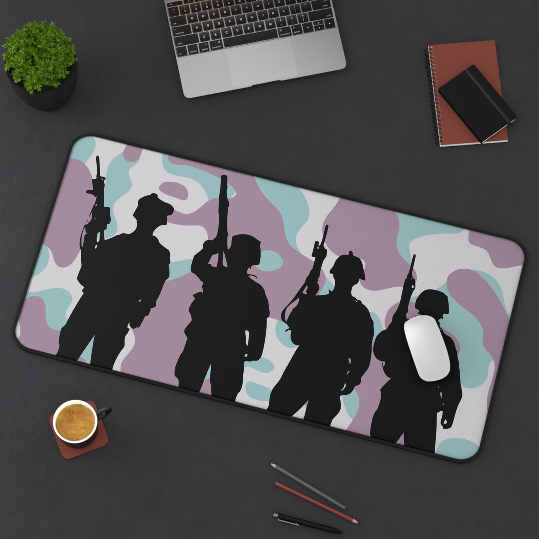 Camo Squad HD Tactical 24/7 Desk Mat Shooting Range Mat and - Etsy