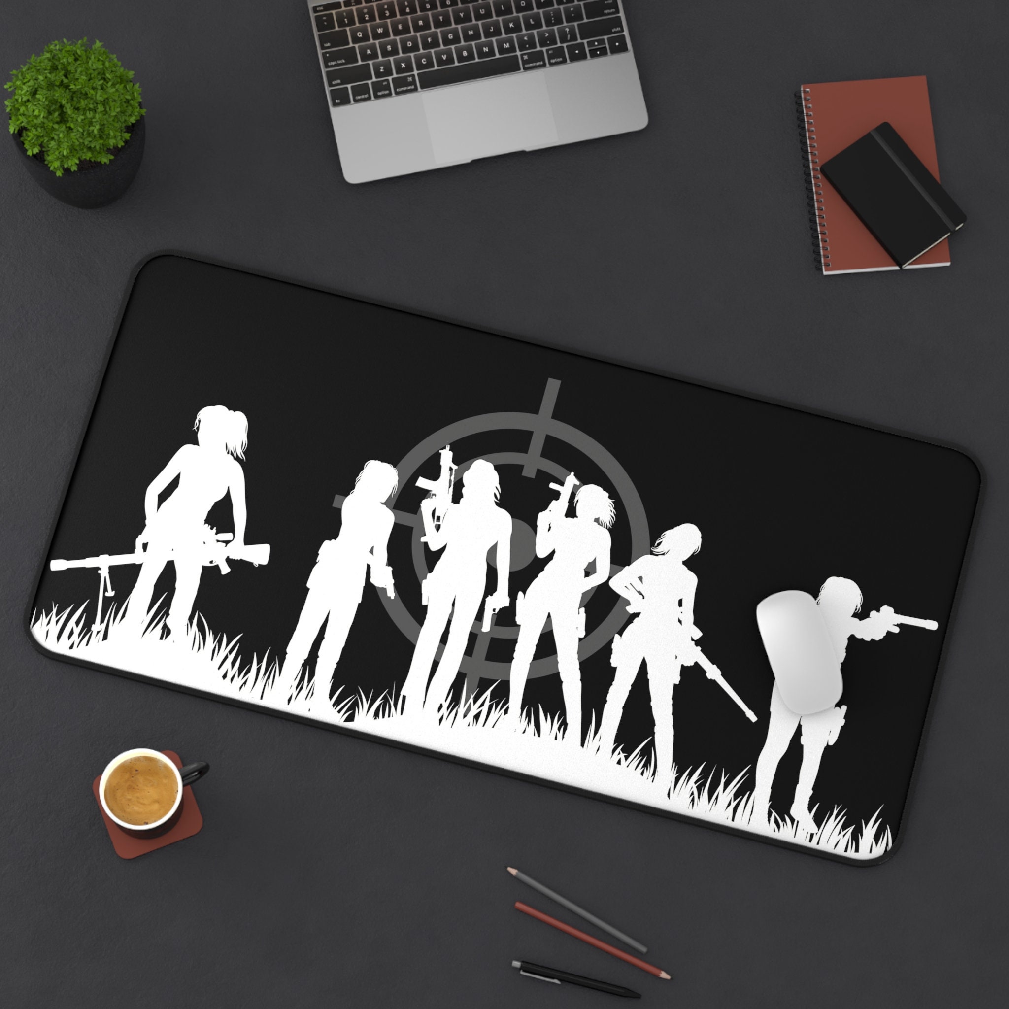 The Squad Girls Desk Mat Shooting Range Mat and Cleaning - Etsy