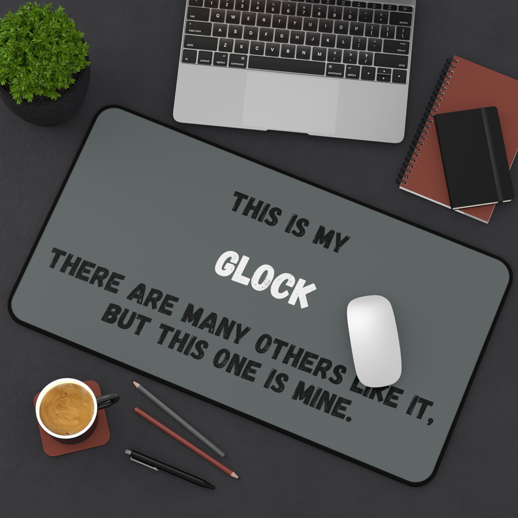 This is My GLOCK Desk Mat Shooting Range Mat and Cleaning - Etsy