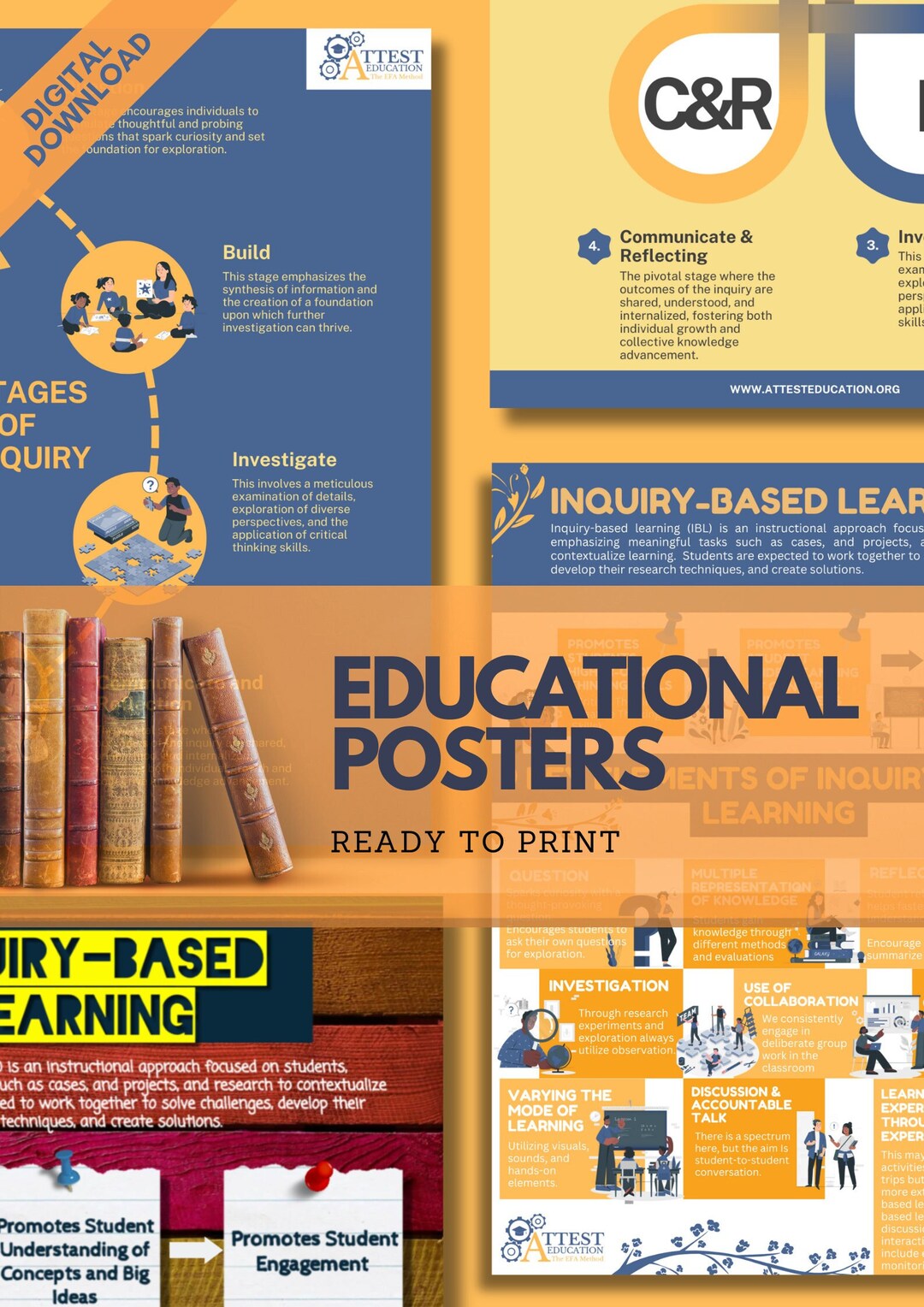Set of Educational Posters, Homeschool Learning Prints, Printables ...