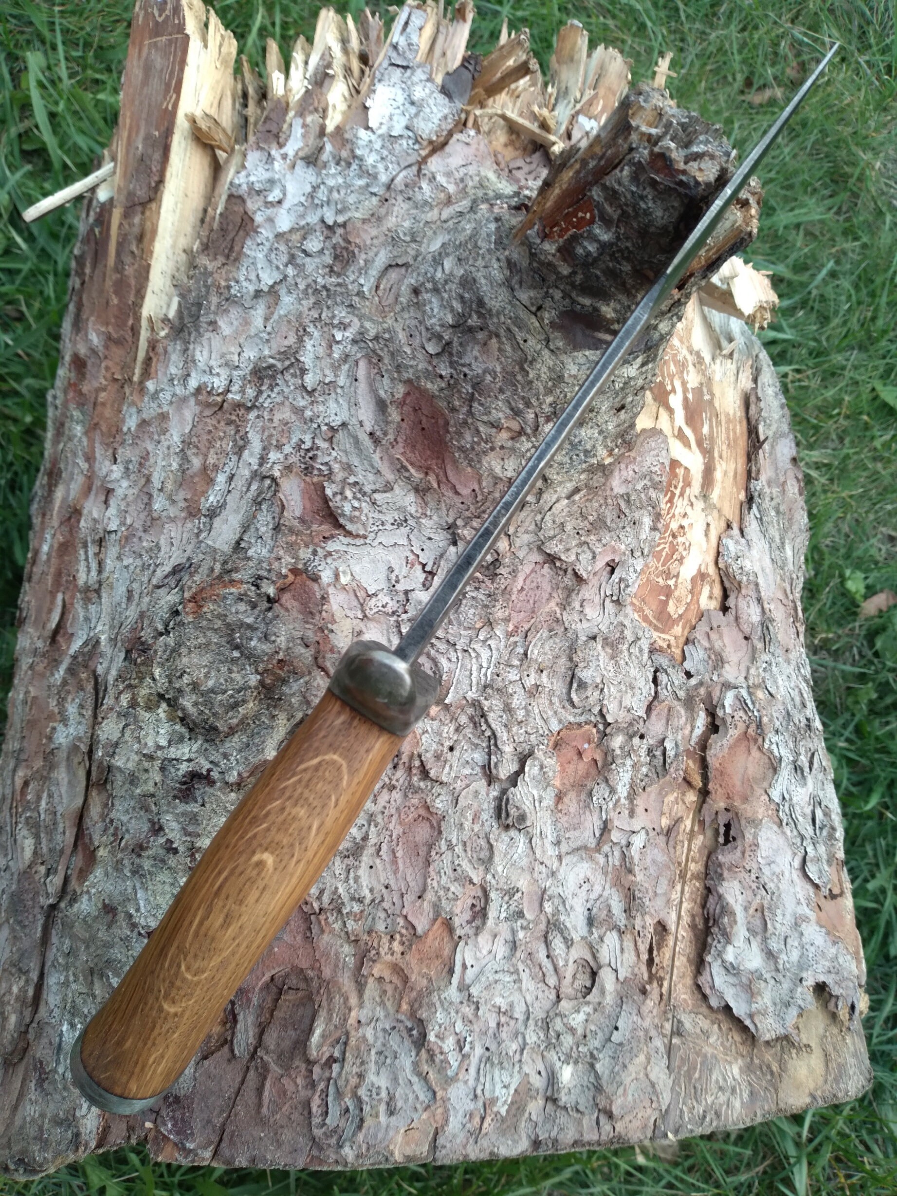 Hand Forged Through-tang Bowie Knife - Etsy