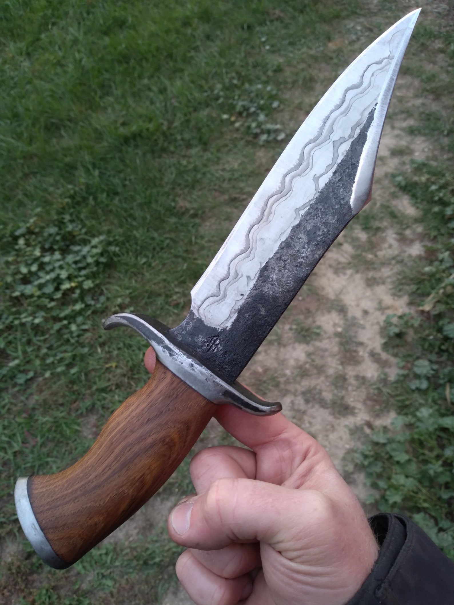Hand Forged Through-tang Bowie Knife - Etsy