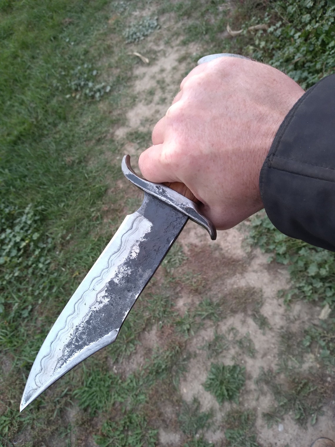 Hand Forged Through-tang Bowie Knife - Etsy