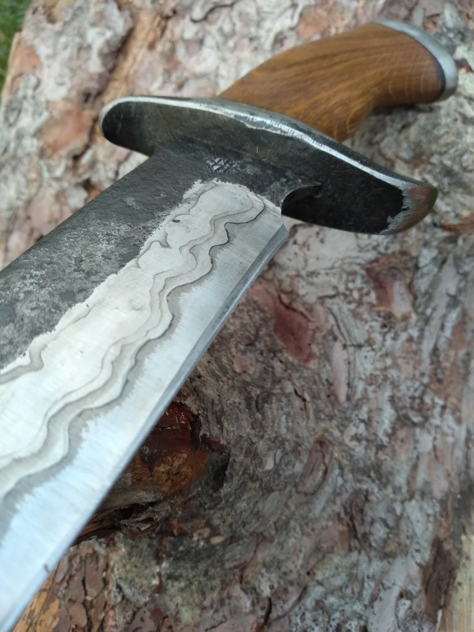 Hand Forged Through-tang Bowie Knife - Etsy