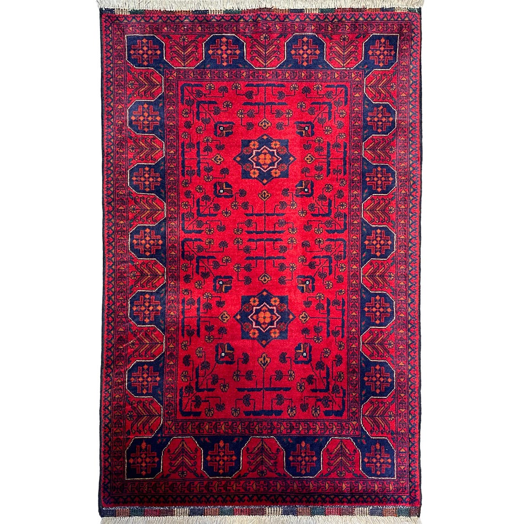 Handmade (3'0" X 4'8") NEW Premium Bokhara Afghan Khal Mohammadi Wool ...