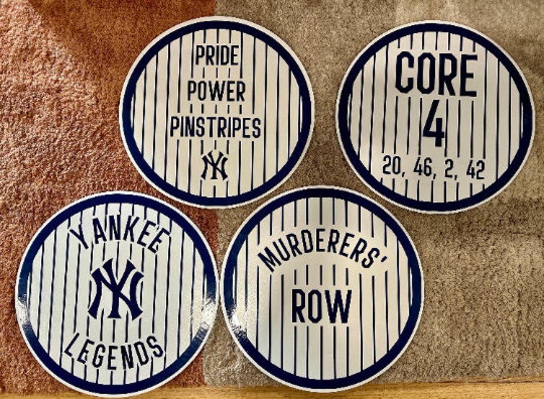 Handmade New York Yankees Core 4, Yankees Ledgends, Murderes Row ...