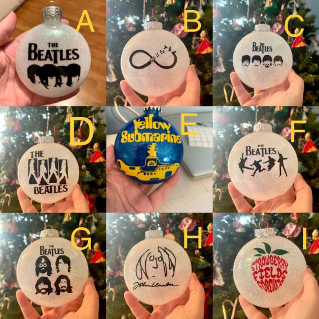 Handmade the Beatles Christmas Ornaments See Details - Etsy