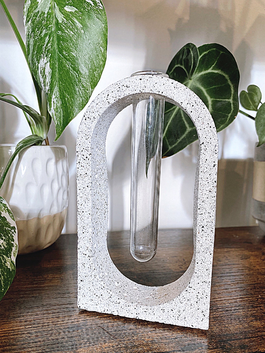 Silver Grey Granite Test Tube Propagation Station - Etsy Australia