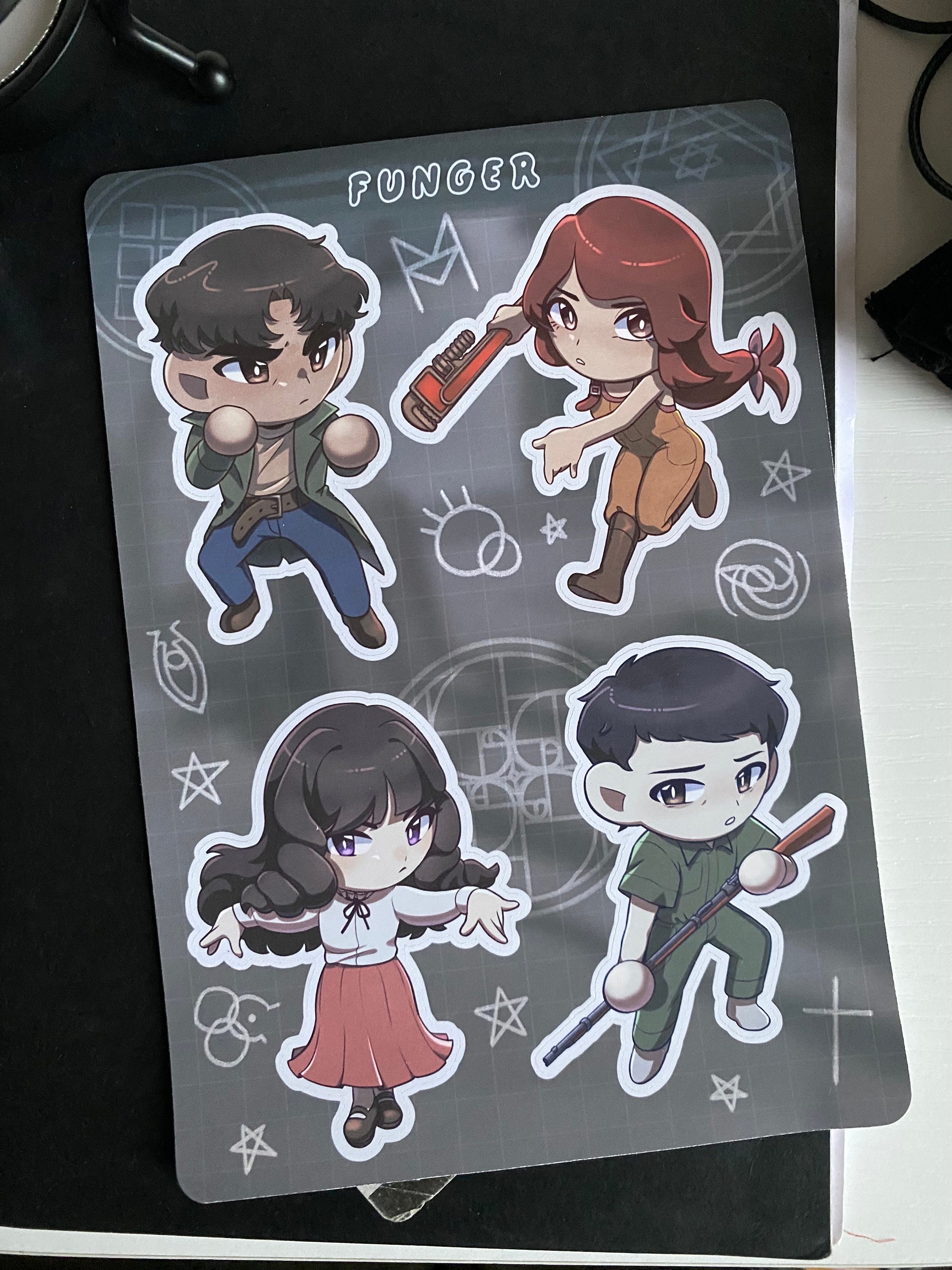 Funger Termina Sticker Sheet NEW - Etsy