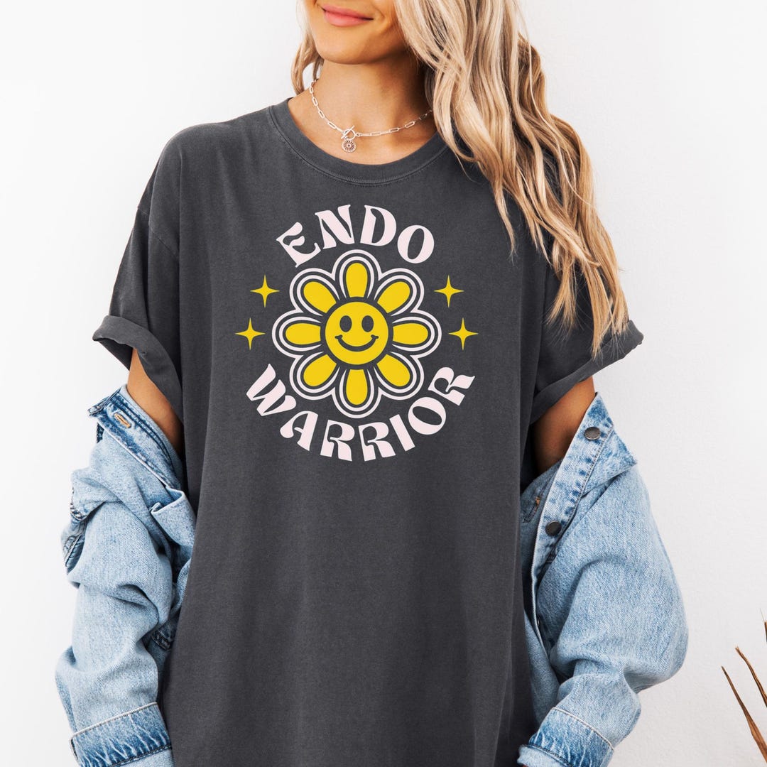 Endometriosis Warrior Shirt Chronic Illness Tshirt Invisible Illness ...