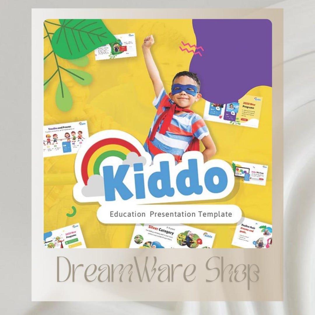 Animated Kiddo Education Powerpoint Presentation Templates Cute Cartoon ...