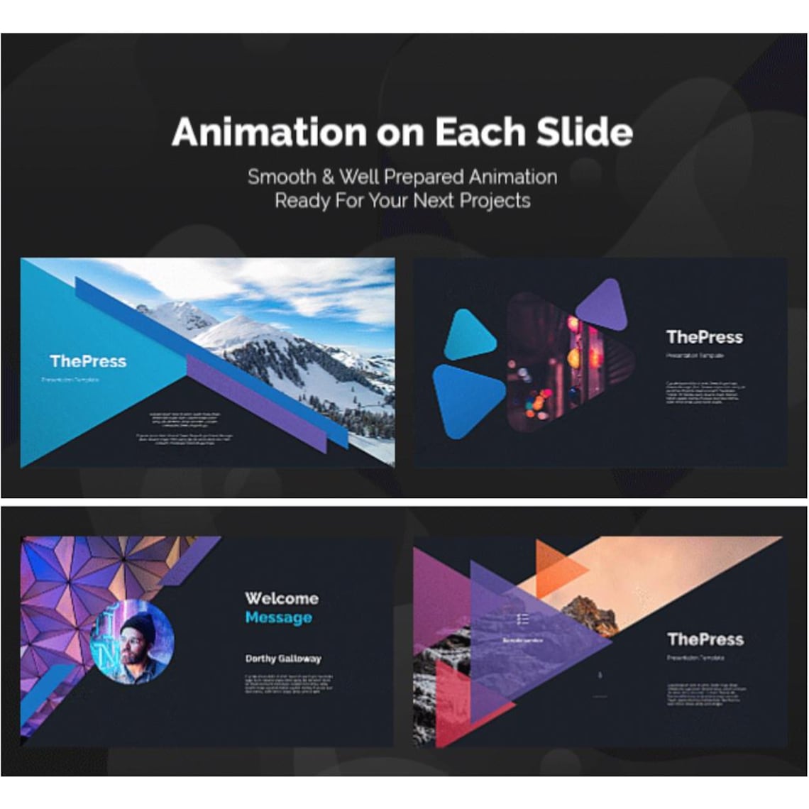 The Press Animated Powerpoint Presentation Templates Premium Slide Free ...