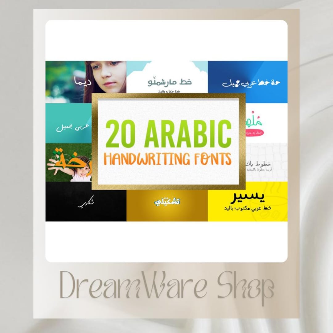 20 Elegant Arabic Handwriting Fonts TTF/OTF Collection - Etsy