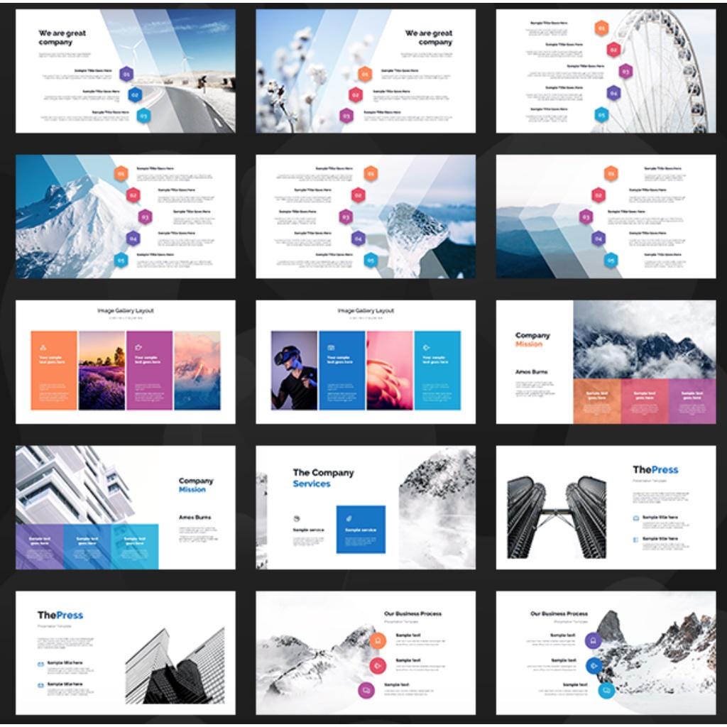 The Press Animated Powerpoint Presentation Templates Premium Slide Free ...