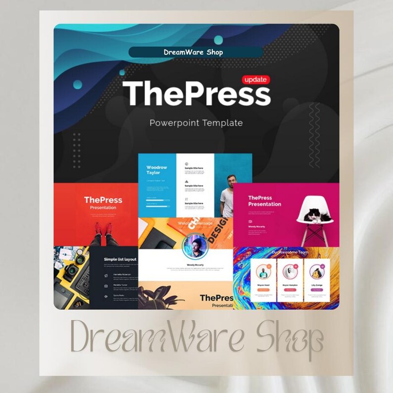 The Press Animated Powerpoint Presentation Templates Premium Slide Free ...