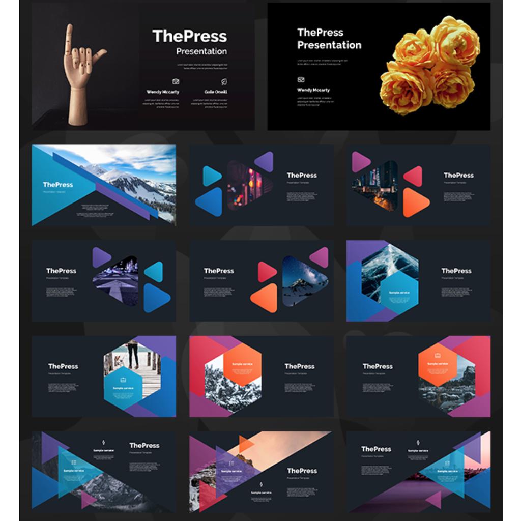 The Press Animated Powerpoint Presentation Templates Premium Slide Free ...