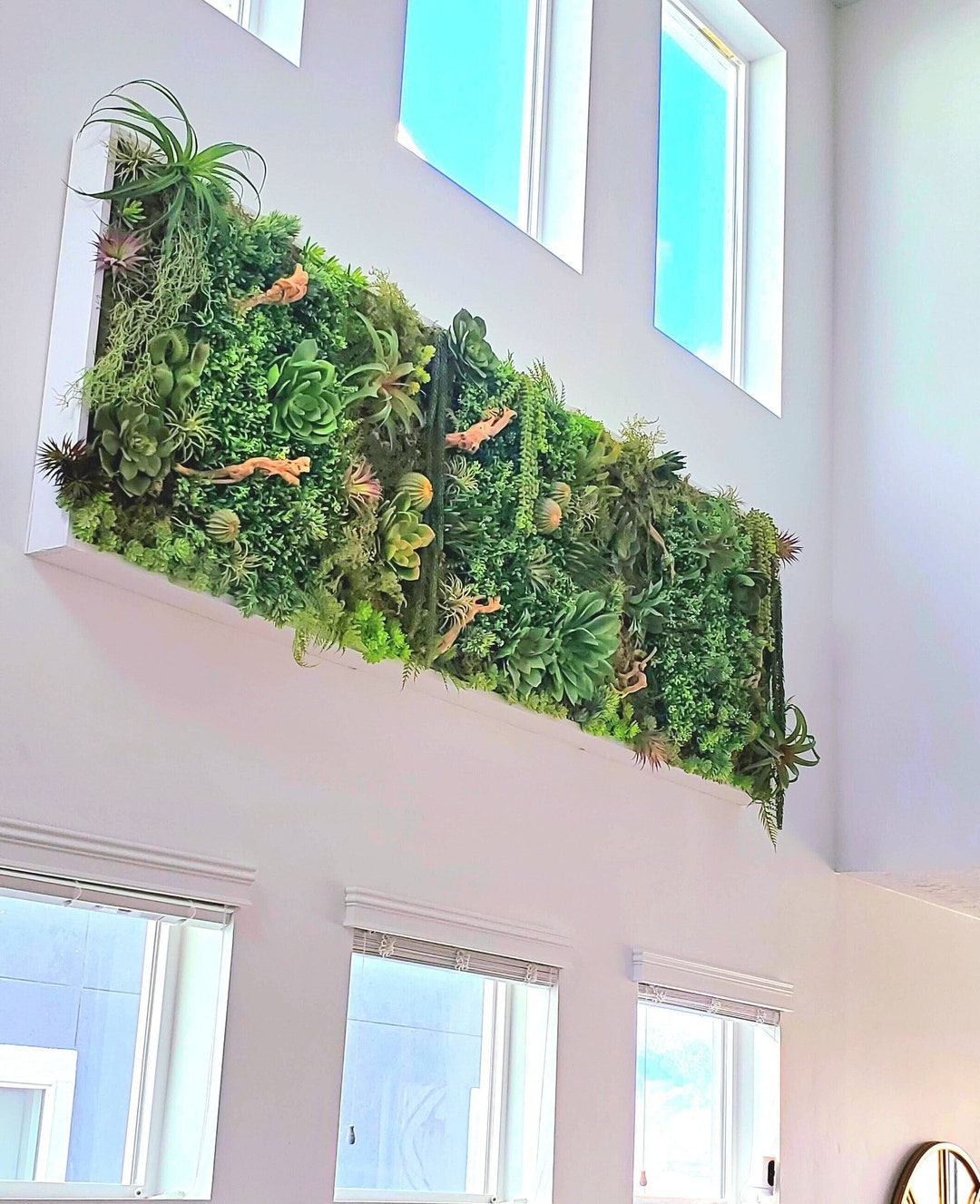 Succulent Plant Wall Art Hanging Planter - Etsy