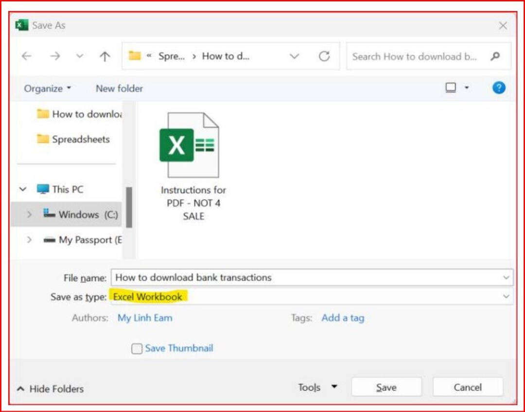 How to Convert Csv Files From Bank Transactions to Spreadsheet Expense ...
