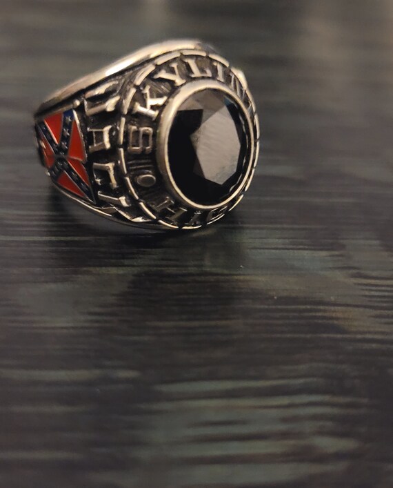 ring black stone large - Gem