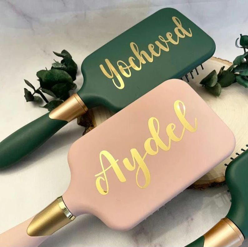 Personalized Hair Brush Custom Bridesmaid Gift, Bride Wedding Gift, New ...